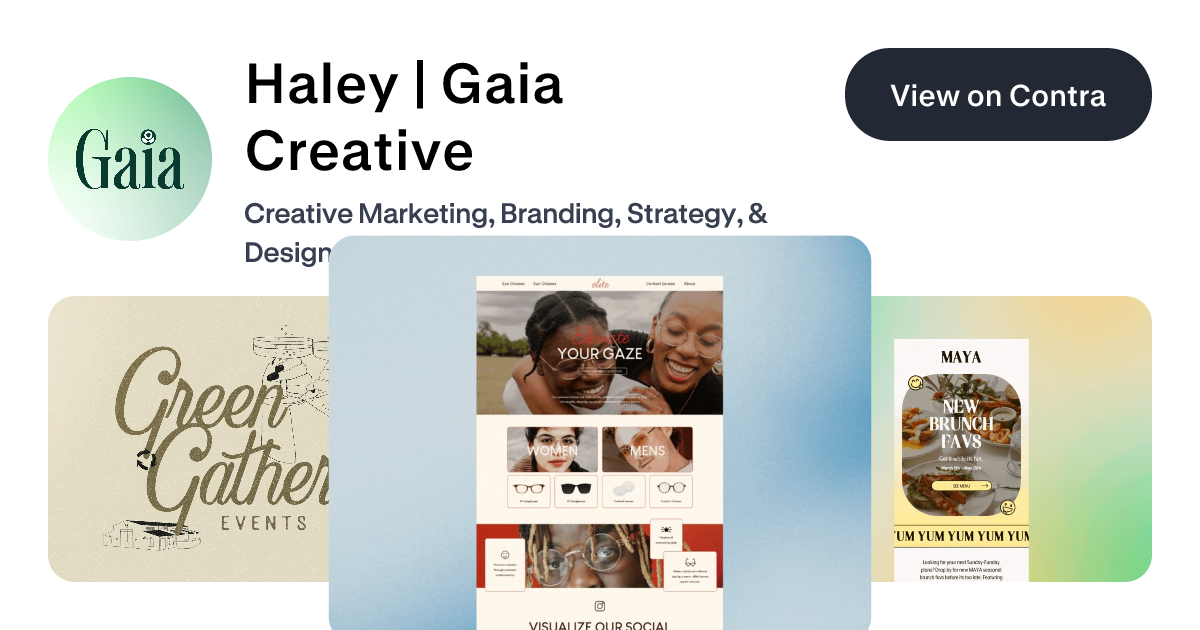 Haley | Gaia Creative on Contra