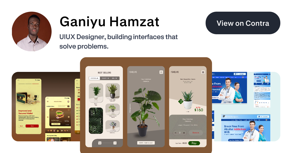 Ganiyu Hamzat on Contra