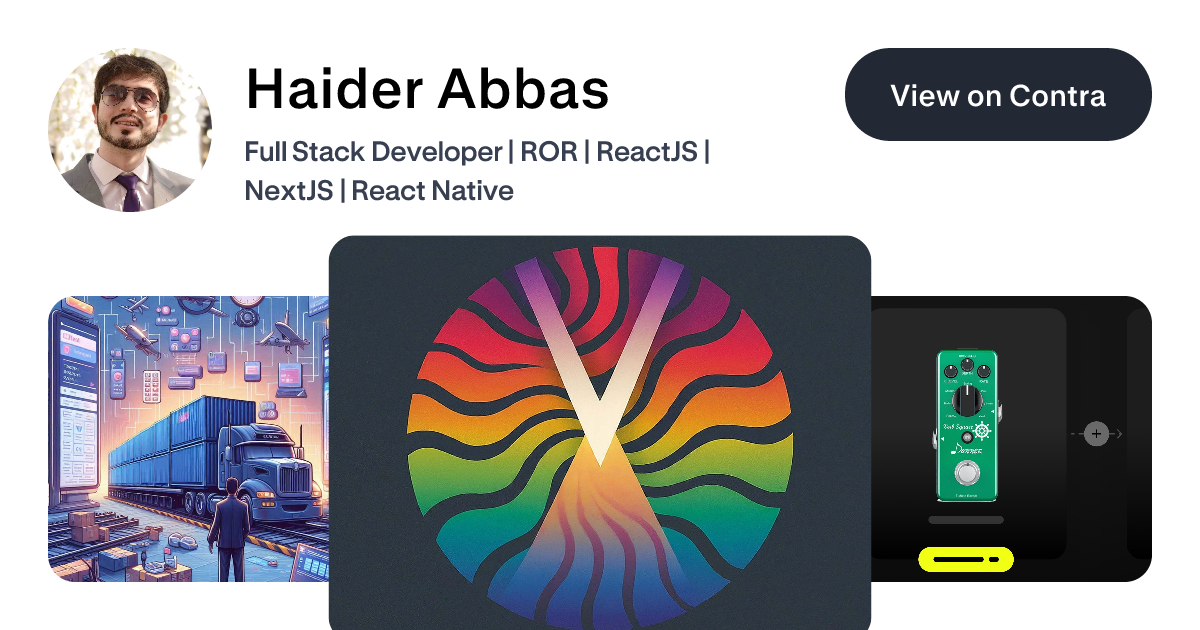 Haider Abbas on Contra