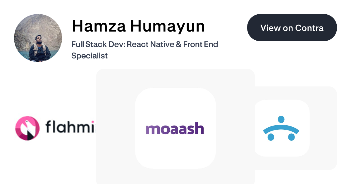 Hamza Humayun on Contra