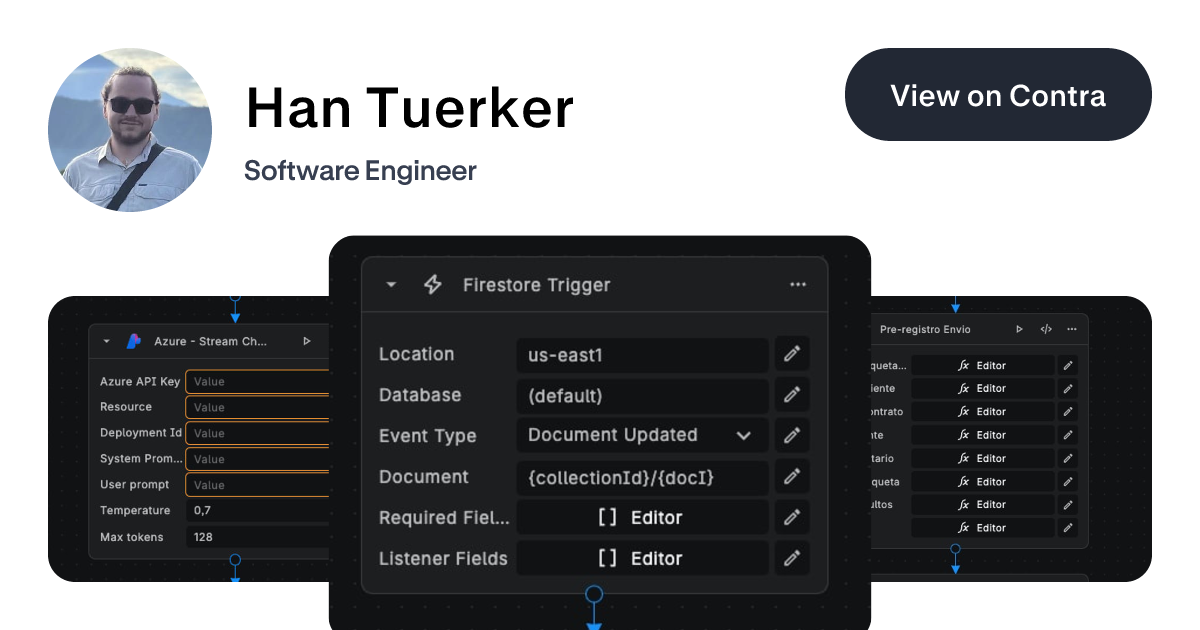 Han Tuerker on Contra | Software Engineer