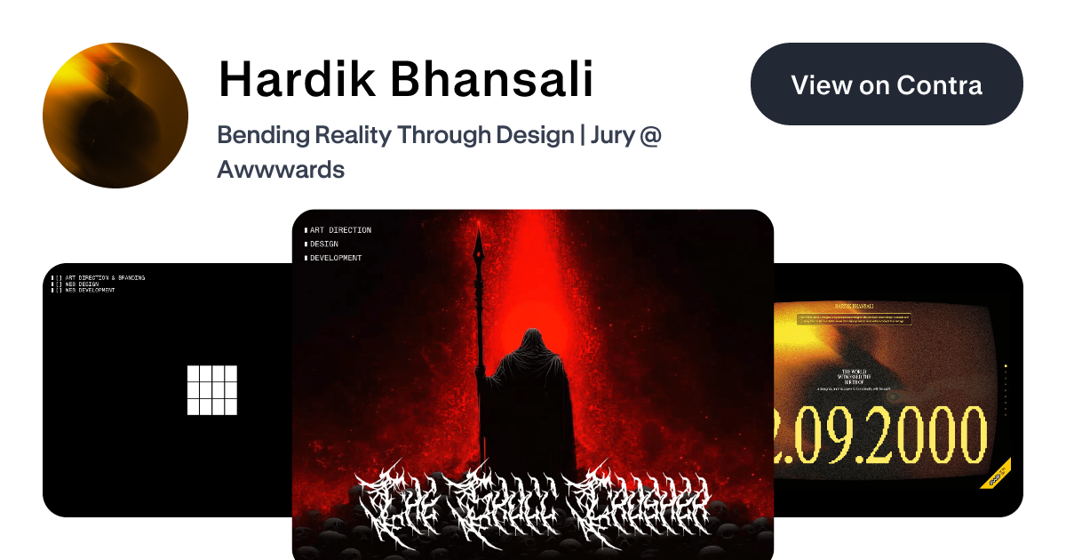 Hardik Bhansali's Work | Contra