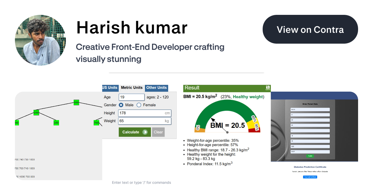 Harish kumar on Contra