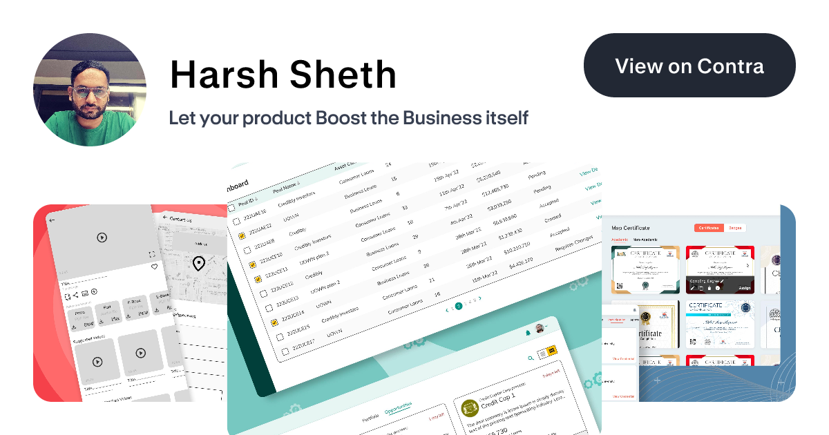 Harsh Sheth on Contra