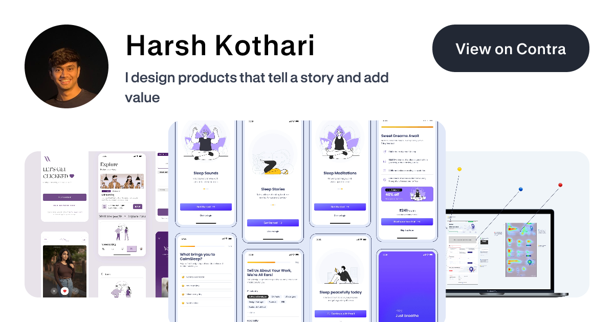 Harsh Kothari on Contra