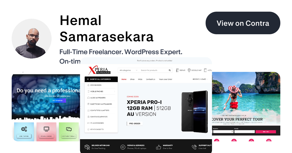 Hemal Samarasekara on Contra