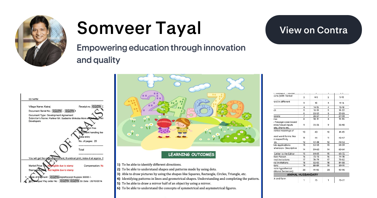 Somveer Tayal on Contra