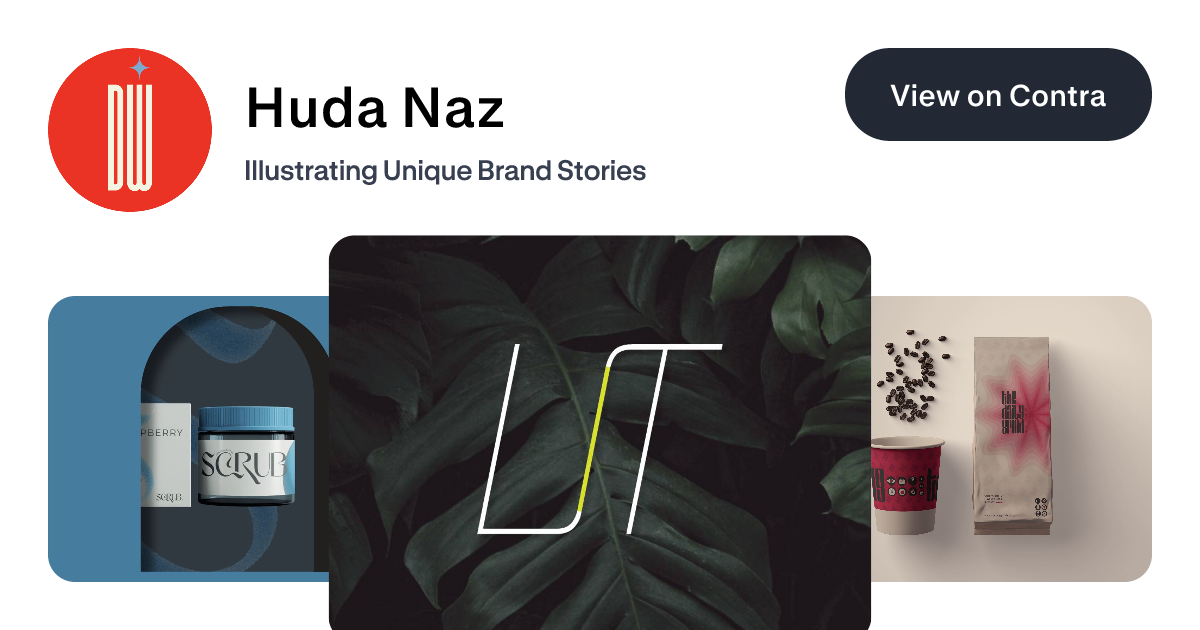 Huda Naz on Contra | Illustrating Unique Brand Stories