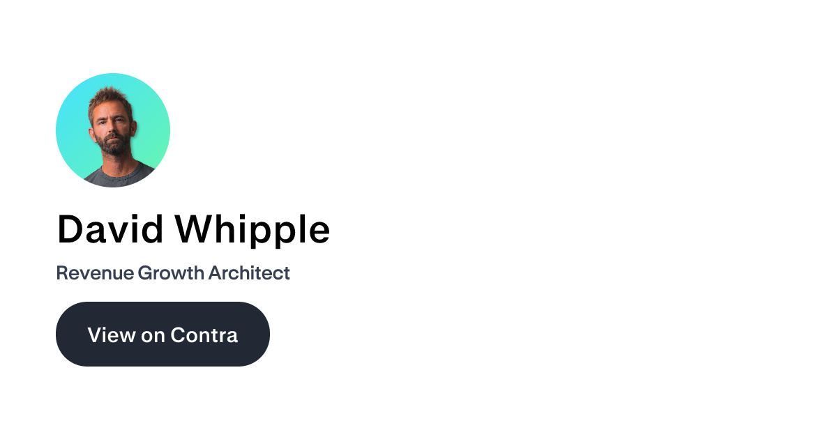 David Whipple on Contra | Revenue Growth Architect