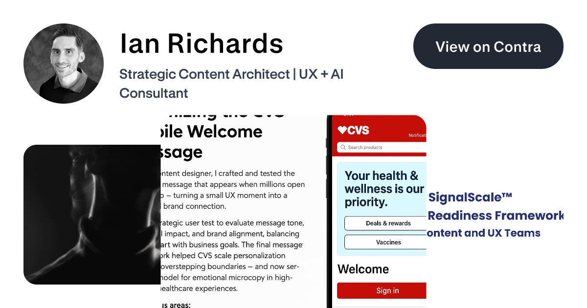 Ian Richards's Work | Contra
