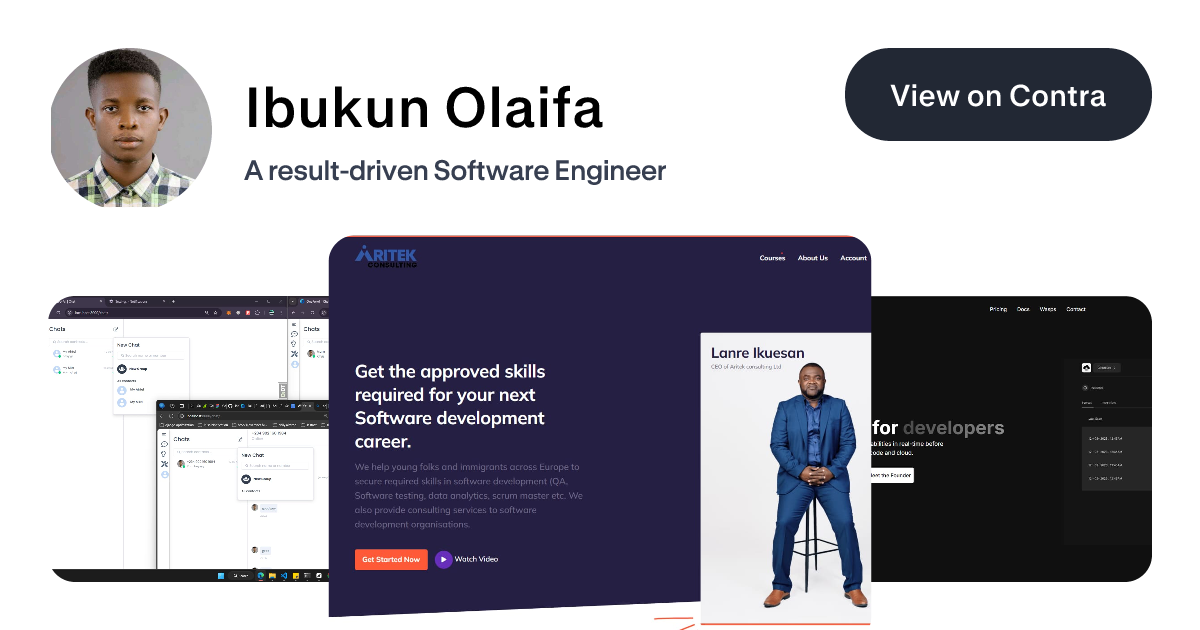 Ibukun Olaifa's Work | Contra
