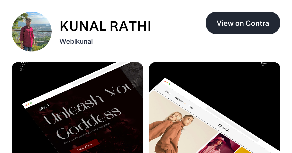 KUNAL RATHI on Contra | WebIkunal