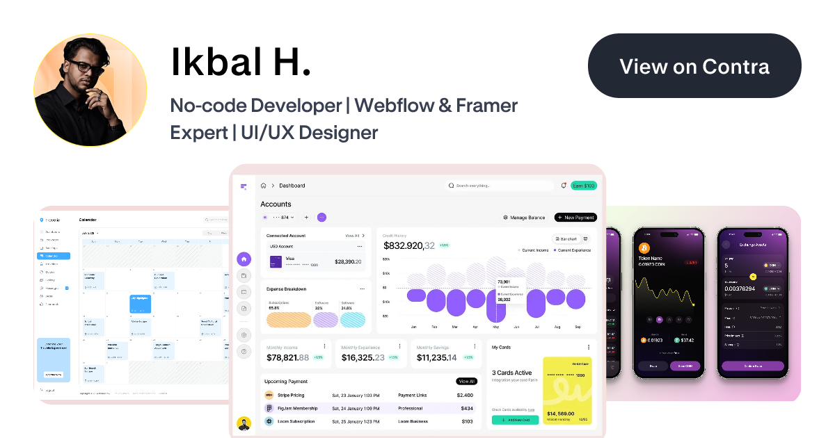 Ikbal H.'s Services | Contra