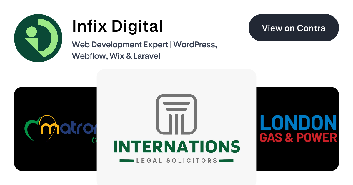 Infix Digital on Contra