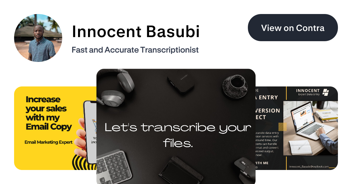 Innocent Basubi's Work | Contra