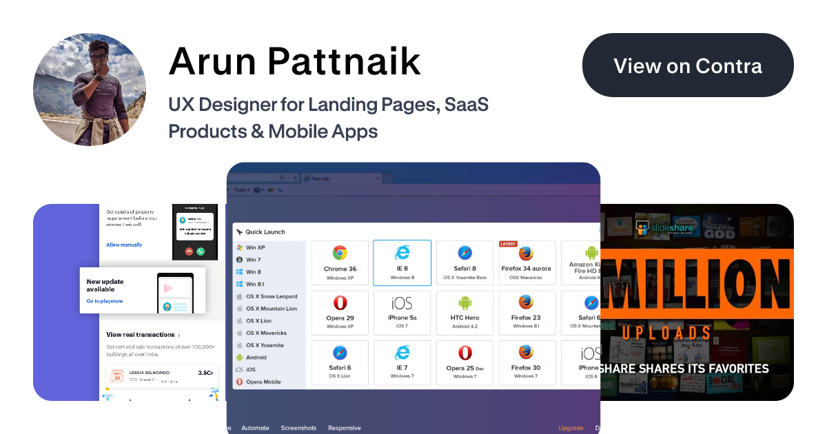 Arun Pattnaik's Work | Contra