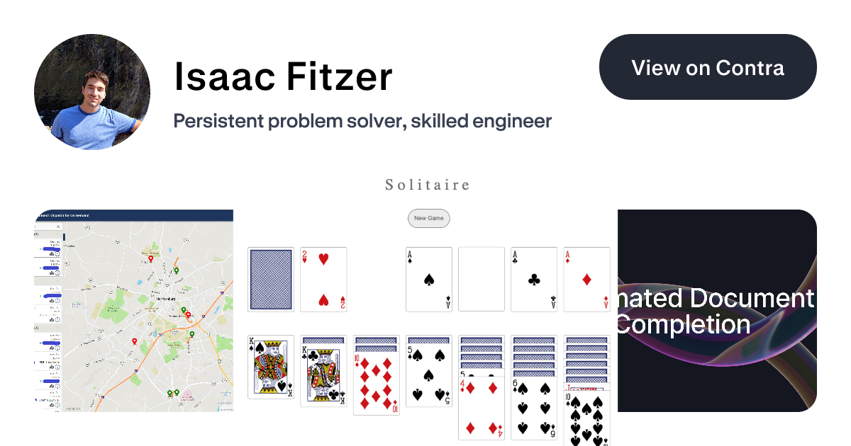 Isaac Fitzer on Contra