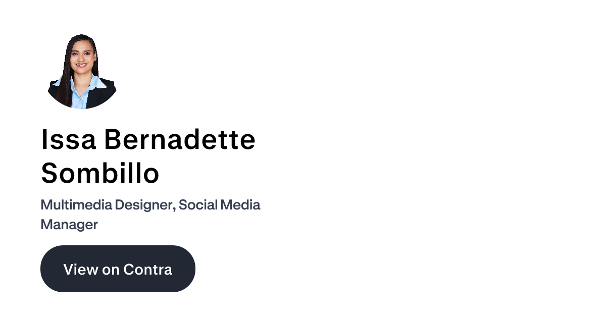 Issa Bernadette Sombillo on Contra