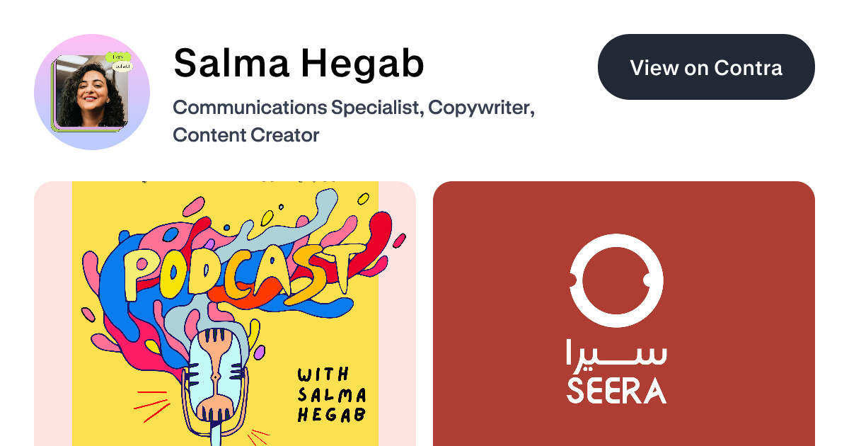 Salma Hegab on Contra