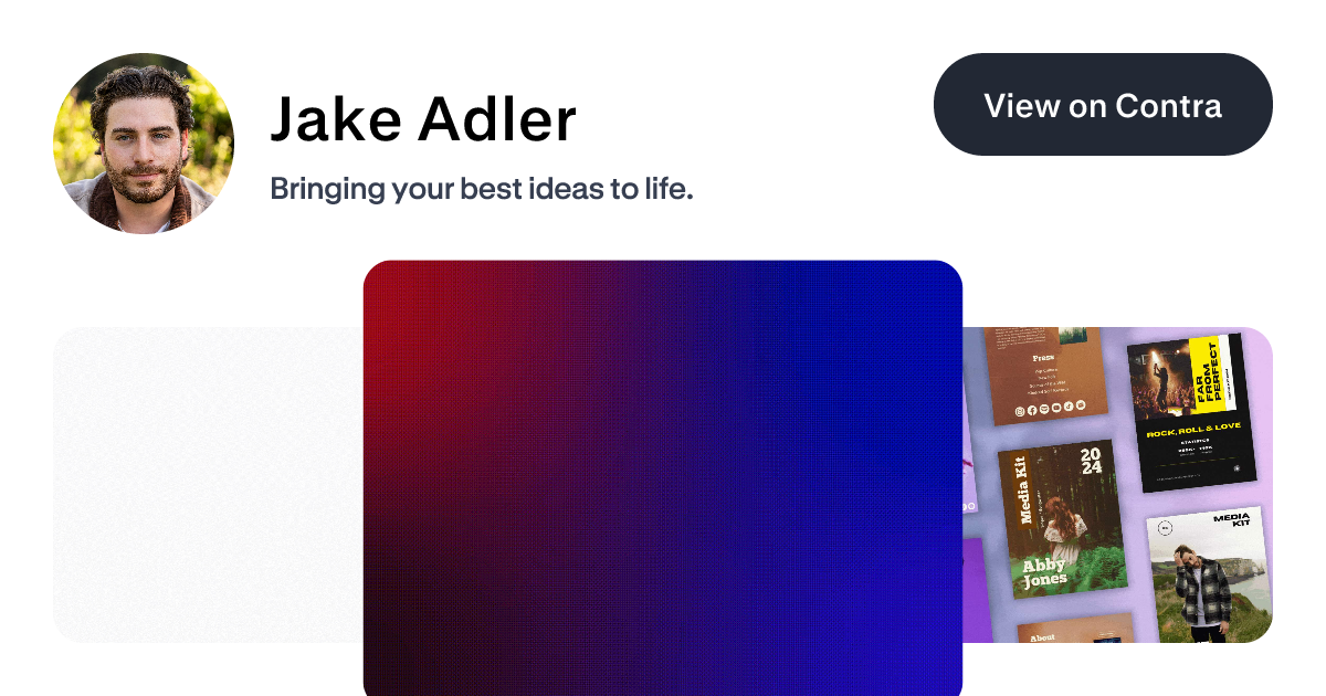 Jake Adler on Contra | Bringing your best ideas to life.