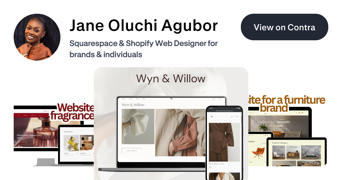 Jane Oluchi Agubor - UX Designer | Contra