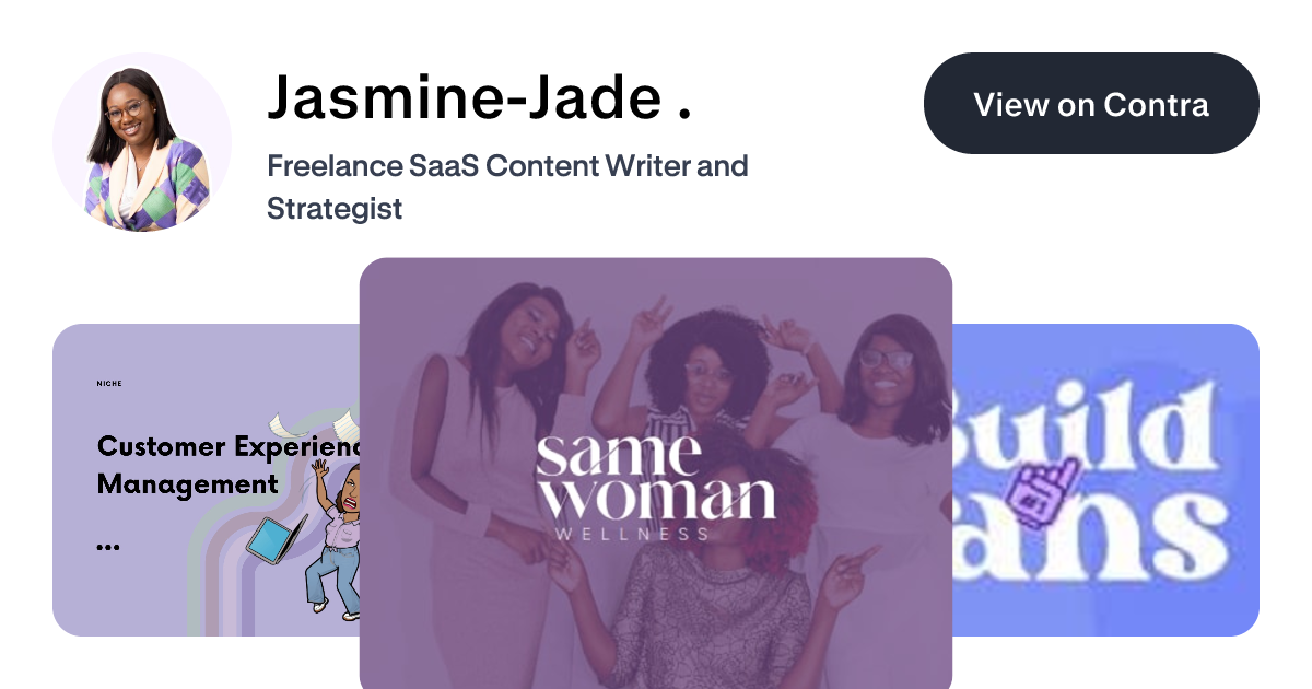 Jasmine-Jade . - Copywriter | Contra