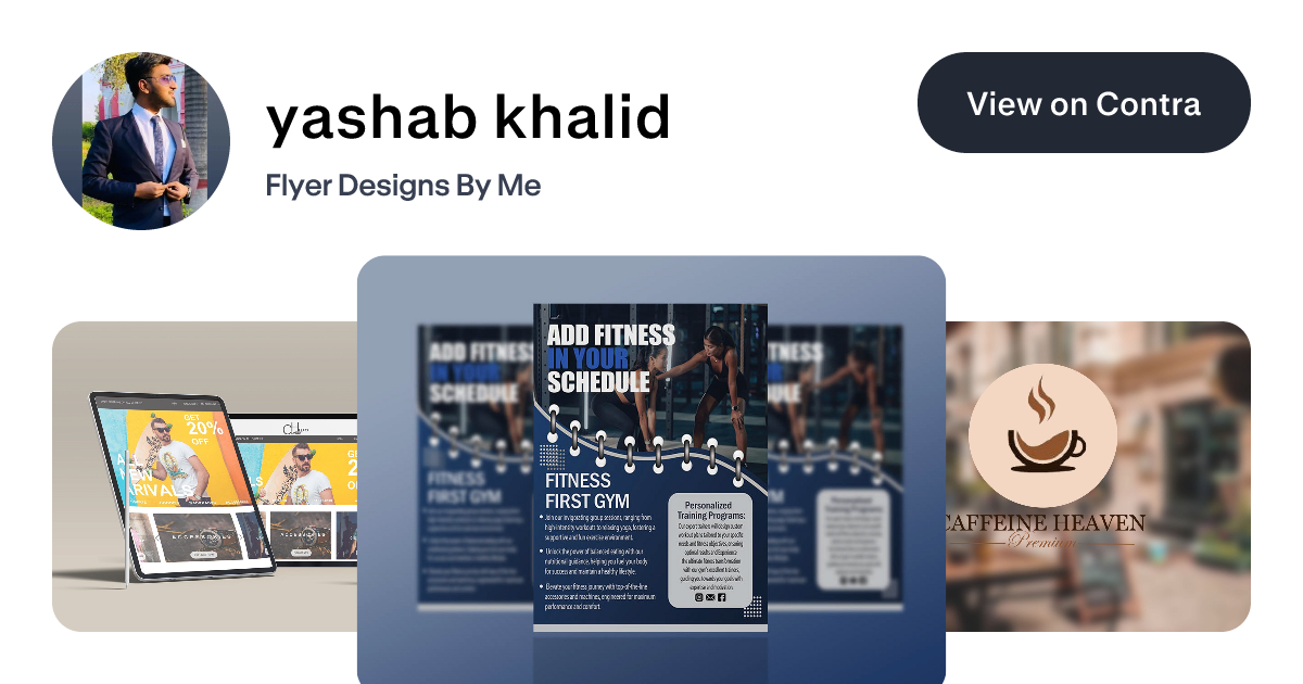 yashab khalid on Contra | Flyer Designs By Me