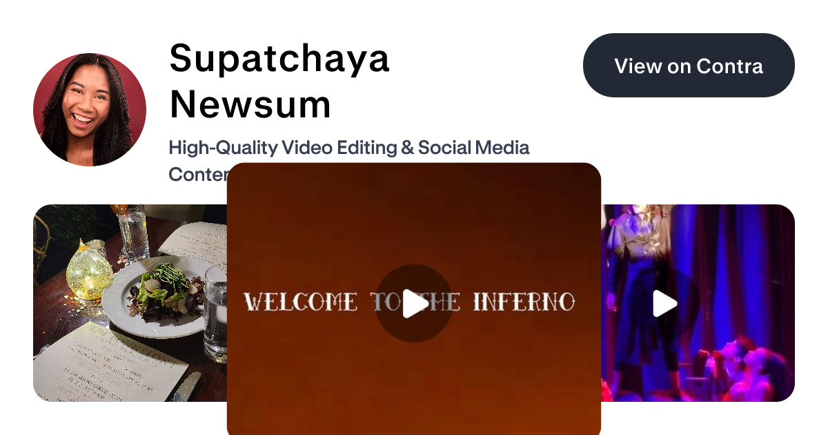 Supatchaya Newsum's Work | Contra