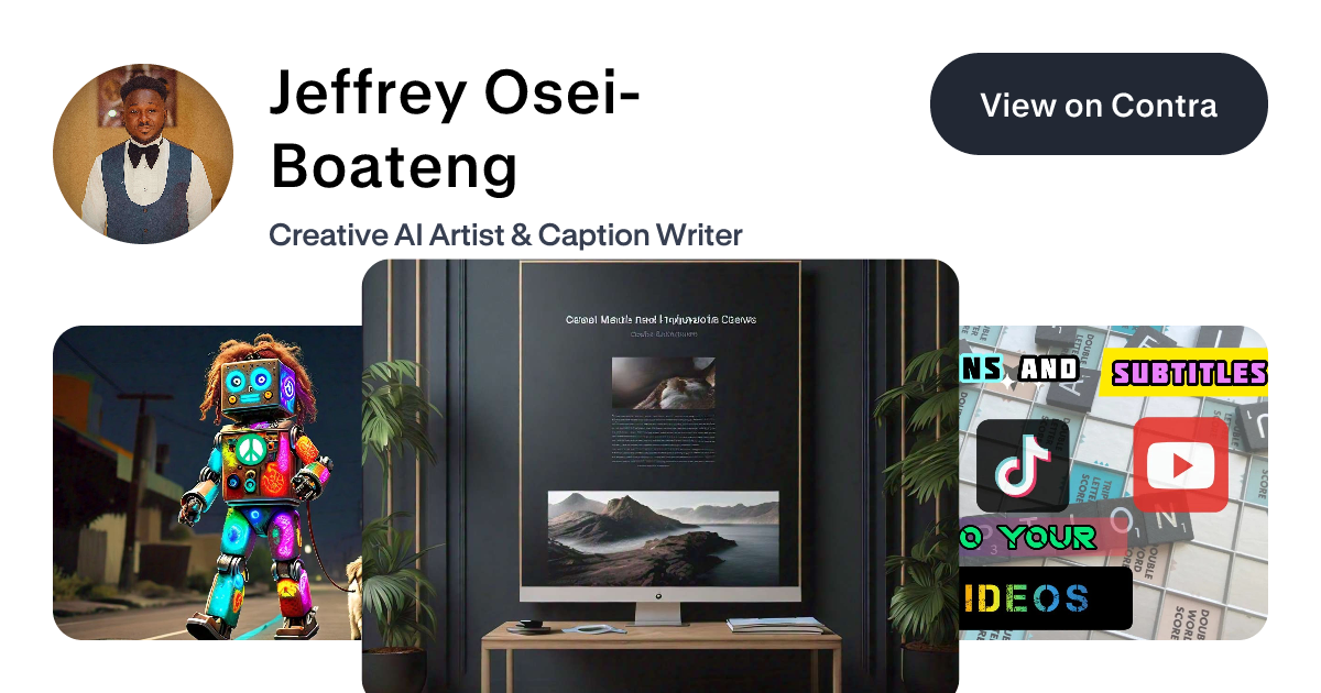 Jeffrey Osei-Boateng's Work | Contra