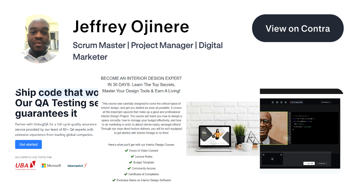 Jeffrey Ojinere on Contra