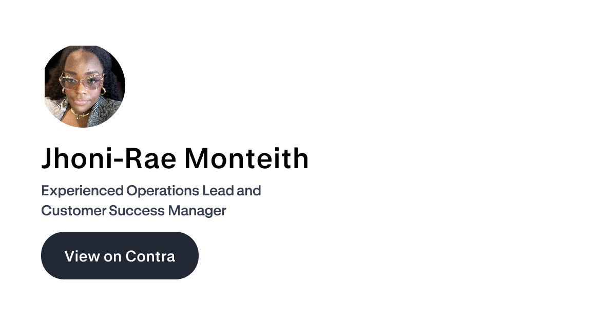Jhoni-Rae Monteith on Contra