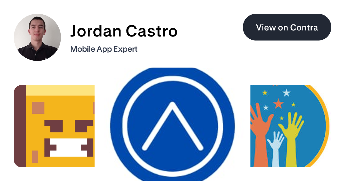 Jordan Castro on Contra | Mobile App Expert