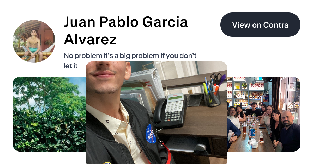 Juan Pablo Garcia Alvarez on Contra