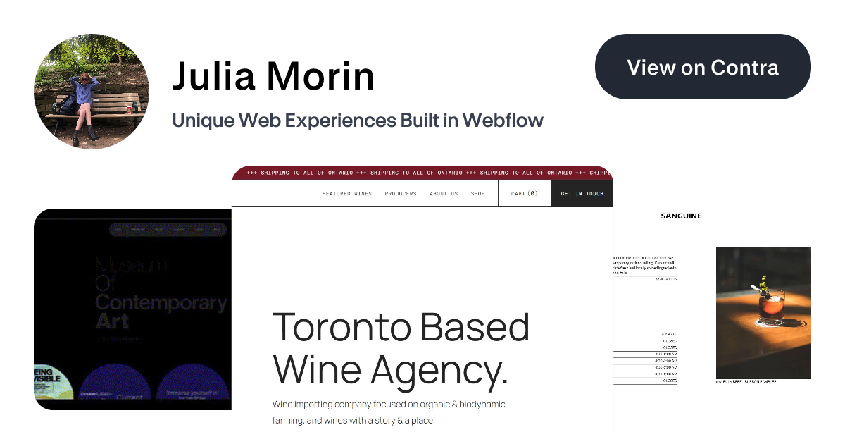 Julia Morin on Contra