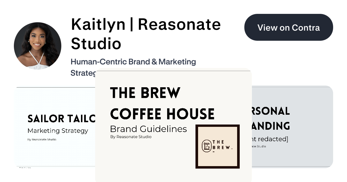 Kaitlyn | Reasonate Studio on Contra