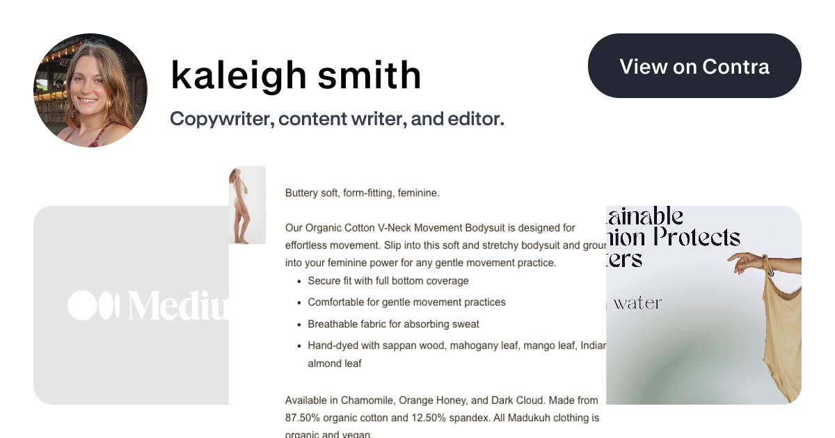 kaleigh smith on Contra