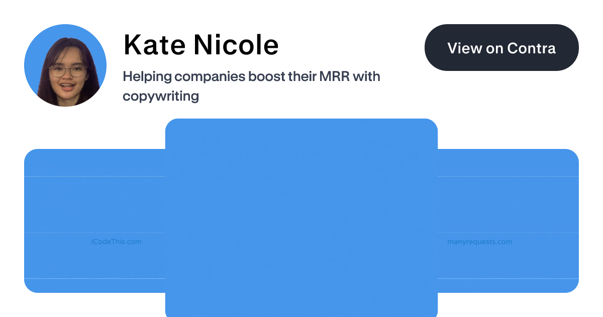 Kate Nicole on Contra