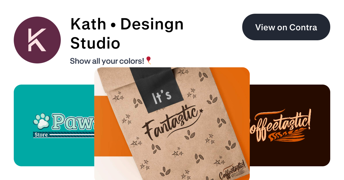 Kath • Desingn Studio on Contra | Show all your colors!🎈