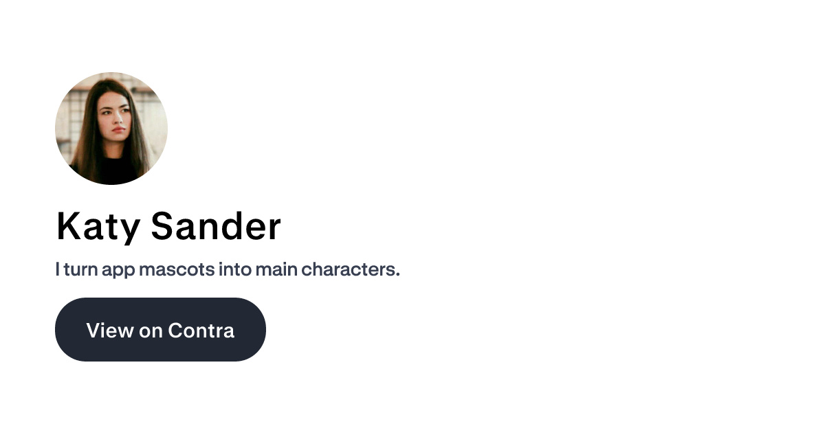 Katy Sander's Services | Contra
