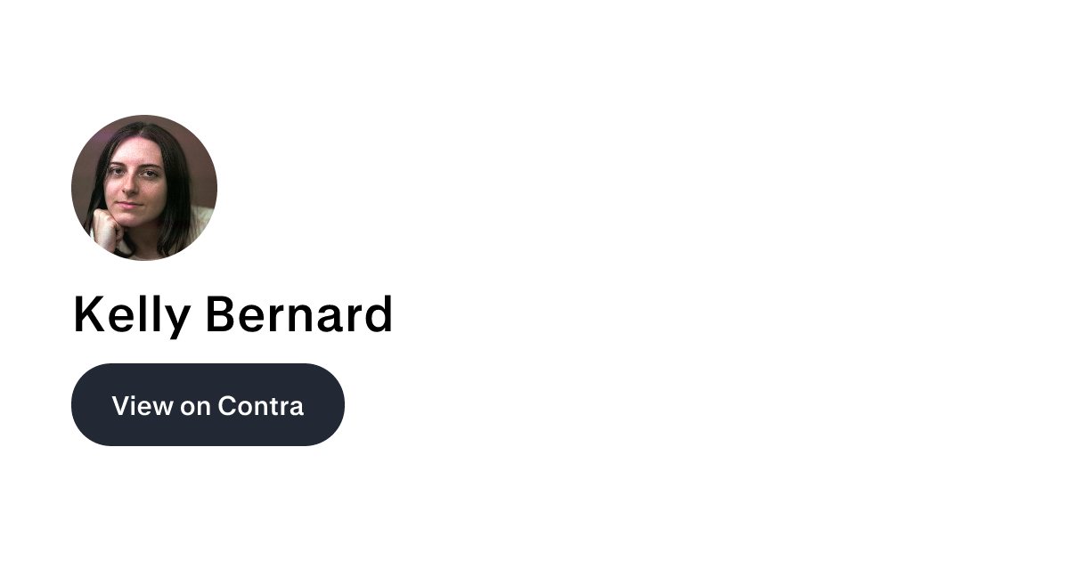 Kelly Bernard - Founder & Creative Lead | Contra