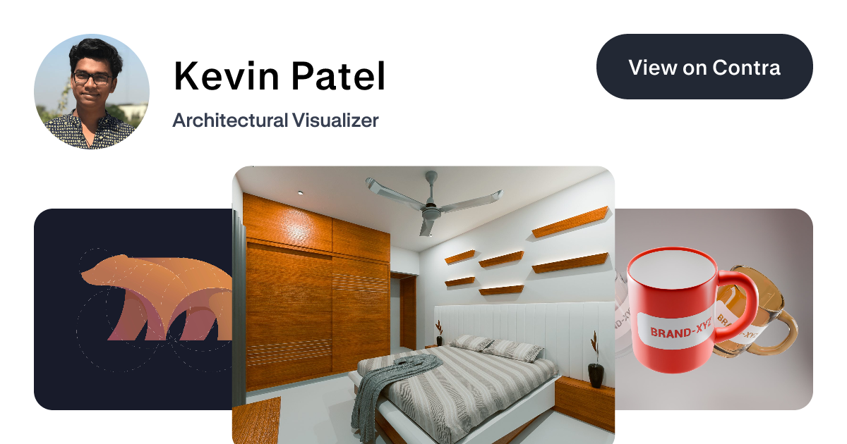 Kevin Patel on Contra | Architectural Visualizer