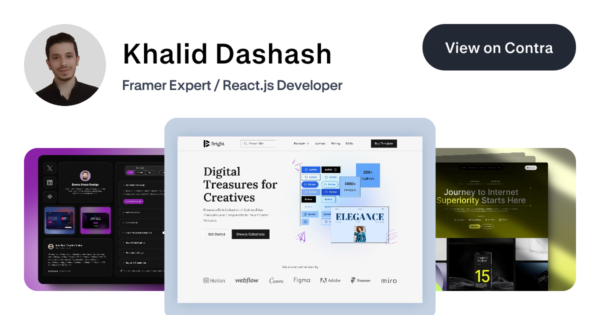 Khalid Dashash's Work | Contra