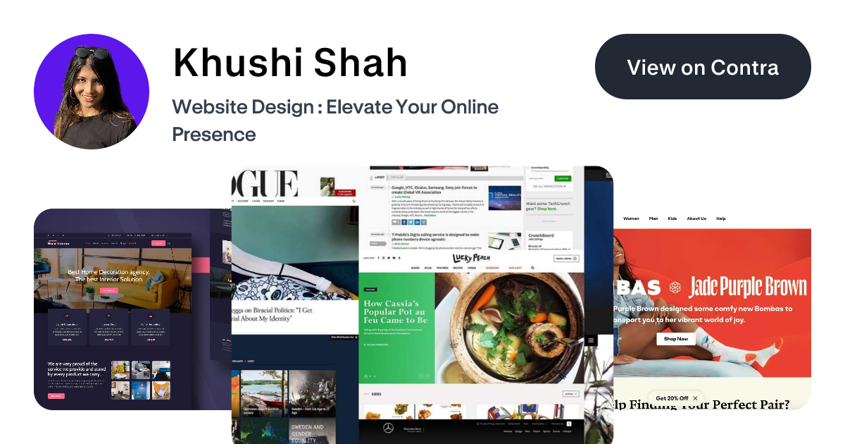 Khushi Shah on Contra