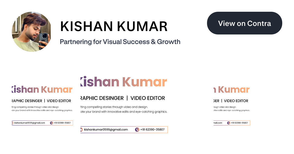 KISHAN KUMAR on Contra