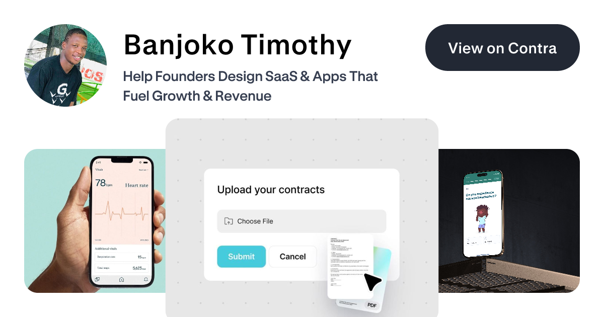 Banjoko Timothy's Work | Contra
