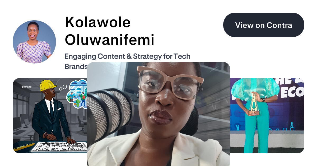 Kolawole Oluwanifemi - Case Study Writer | Contra