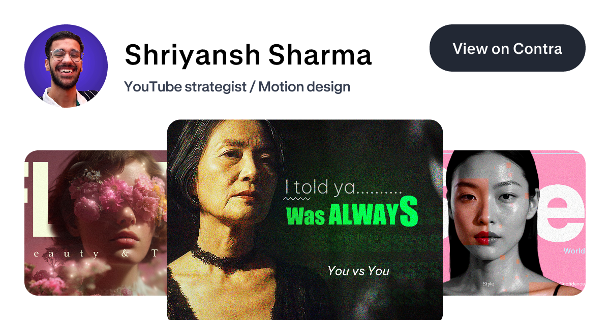 Shriyansh Sharma on Contra