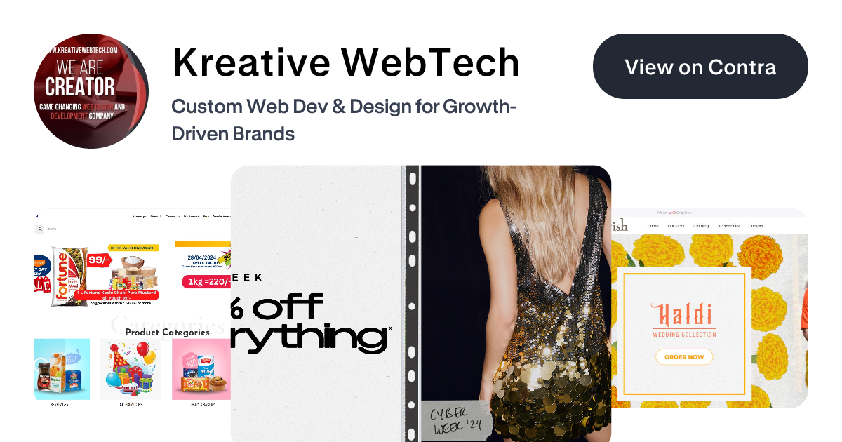 Kreative WebTech on Contra