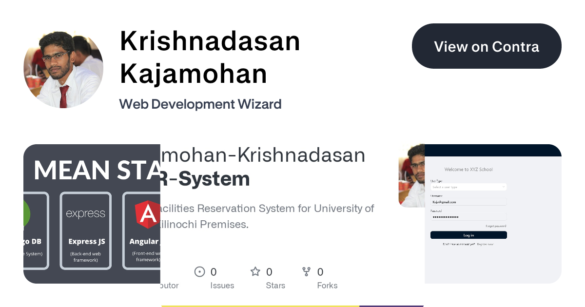 Krishnadasan Kajamohan on Contra