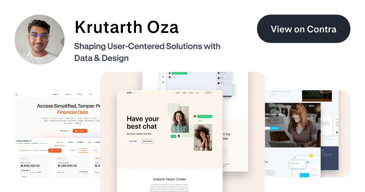 Krutarth Oza on Contra